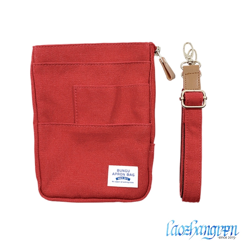 KUTSUWA 文具迷你多功能袋(附背帶) - Bungu Apron Bag 限量生產專案款 | 蝦皮購物