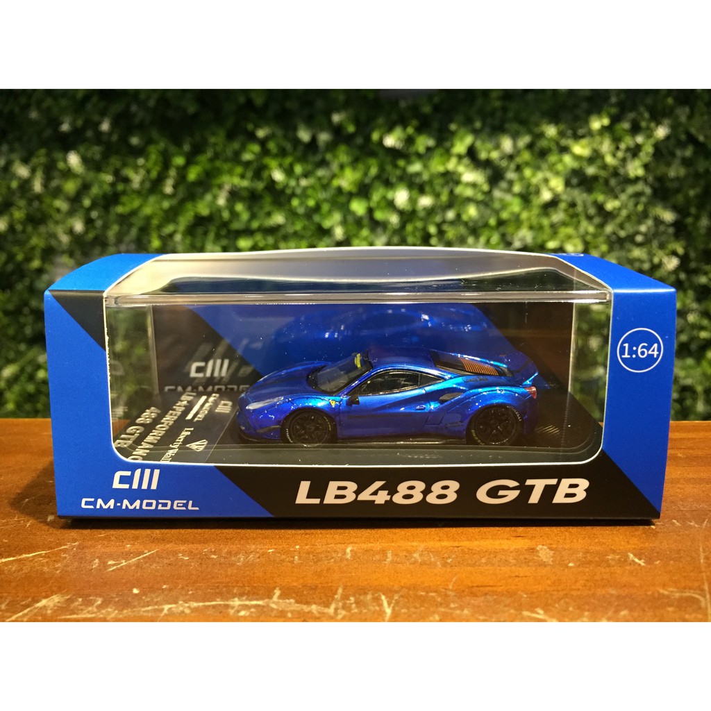 1/64 CM-Model LB-Works Ferrari 488 GTB Blue CM6448805【MGM】 | 蝦皮購物