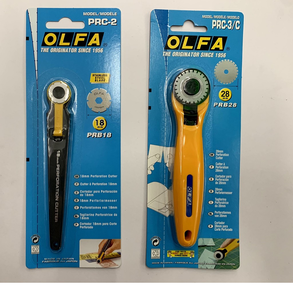 【倫倫文具】OLFA 虛線刀 點狀 美工刀 PRC-2 PRC-3/C 日本進口 PRB18-2 PRB28-2 | 蝦皮購物