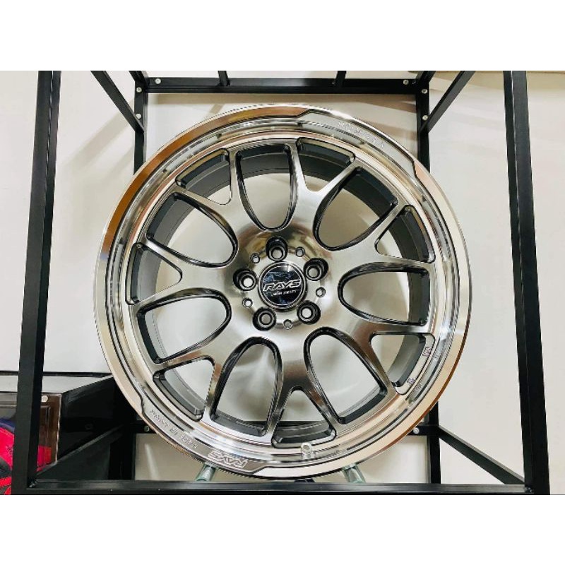 （全新）現貨 日本品牌 Rays 2x7RA （QAJ色）5孔114.3/20吋/8.5J/et45/輪圈/輪框 | 蝦皮購物