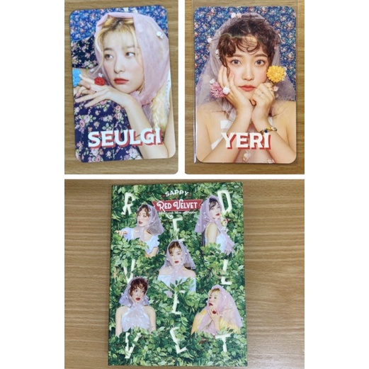 Red velvet SAPPY 日專 初回生產限定盤 小卡 專輯 Seulgi Yeri | 蝦皮購物