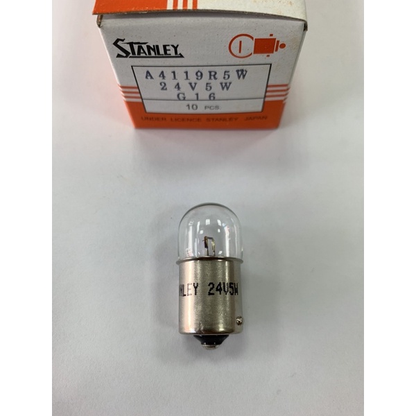 日本STANLEY 24V 5W 燈泡 T16 A4119 大車用 | 蝦皮購物