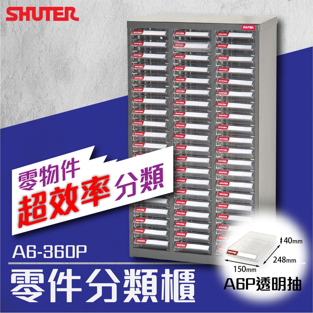 【老張x樹德】 A6-360P 60格抽屜 樹德專業零件櫃 物料櫃 置物櫃 五金材料櫃 工具櫃 螺絲櫃 鐵架收納櫃 鐵櫃 | 蝦皮購物