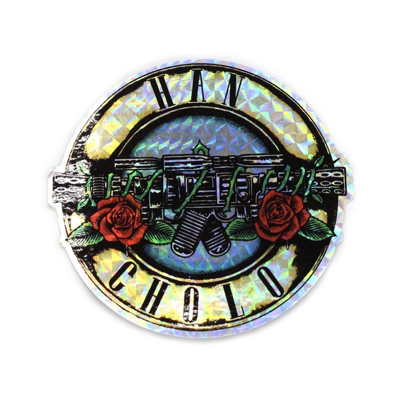 HAN CHOLO - RAY GUNS & ROSES 槍與玫瑰 雷射 貼紙 | 蝦皮購物