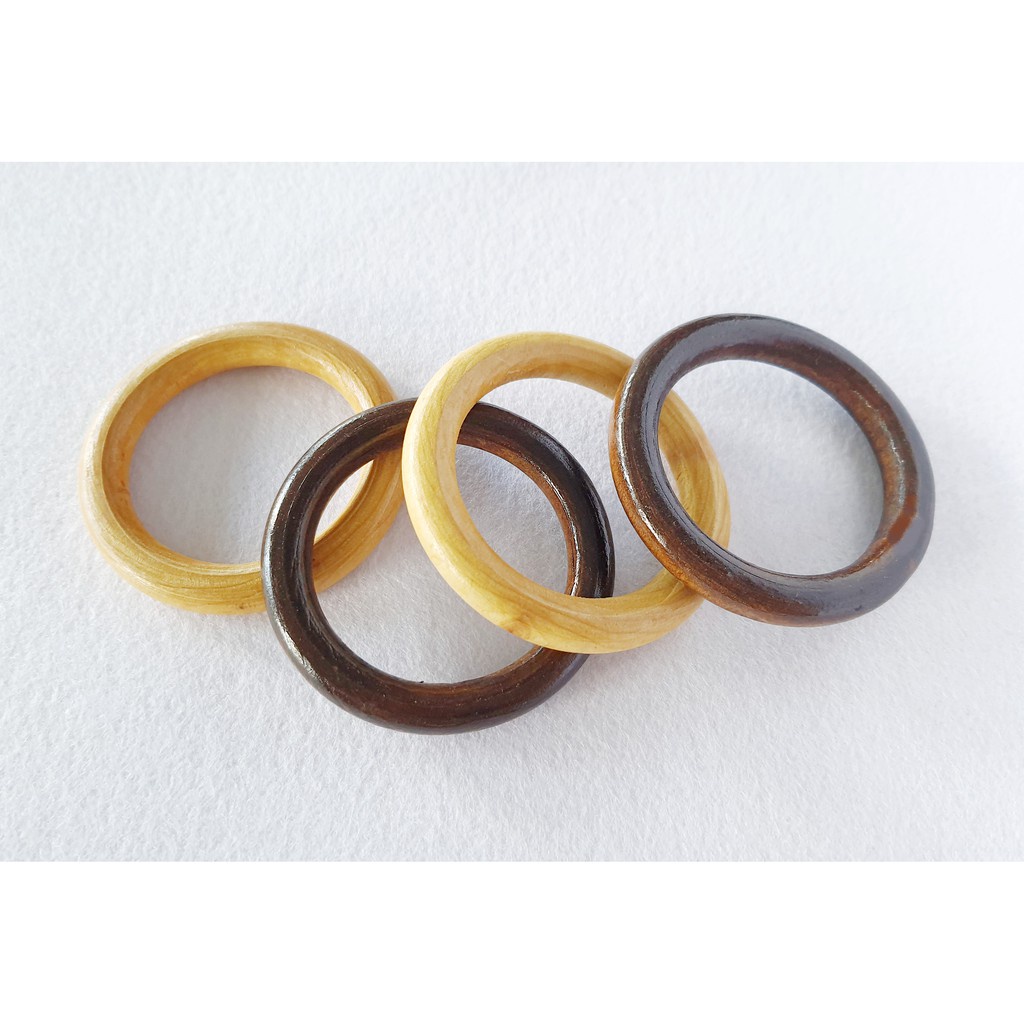 【綺綺愛編織】圓形木環 100個 20M、 24M、28M、38M、43M、68M《P07》木圈 提把配材 配件裝飾 | 蝦皮購物