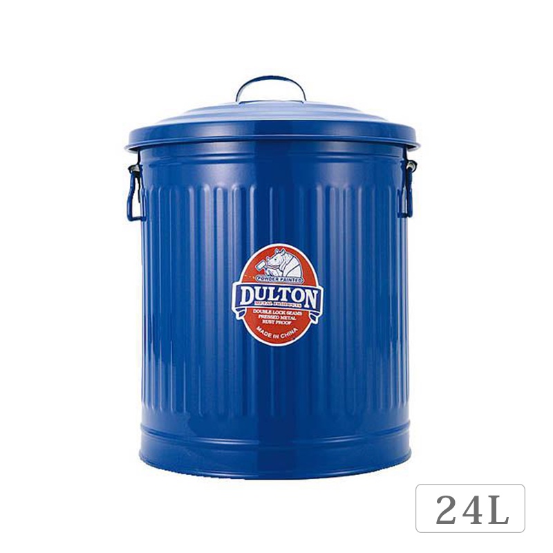 日本 DULTON 美式復古垃圾桶/ 24L/ 藍 eslite誠品 | 蝦皮購物