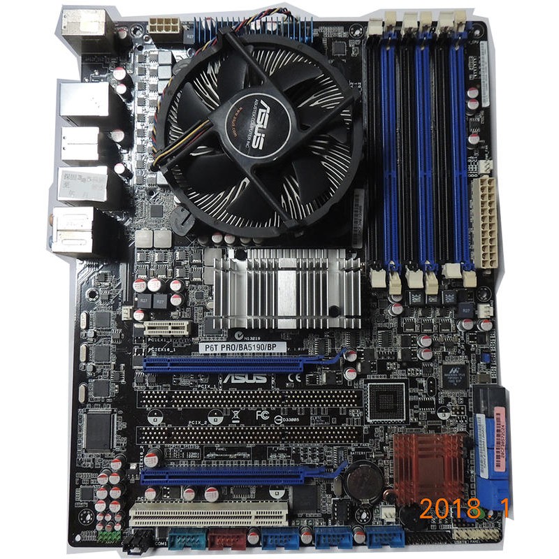 華碩ASUS P6T PRO/1366/DDR3/SATA + I7 920 +原廠風扇 | 蝦皮購物