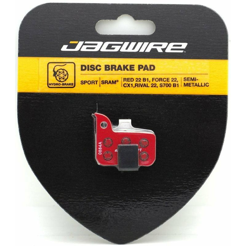 Jagwire Sport Semi-Metallic 標準款 來令片 DCA099 紅，通用SRAM | 蝦皮購物