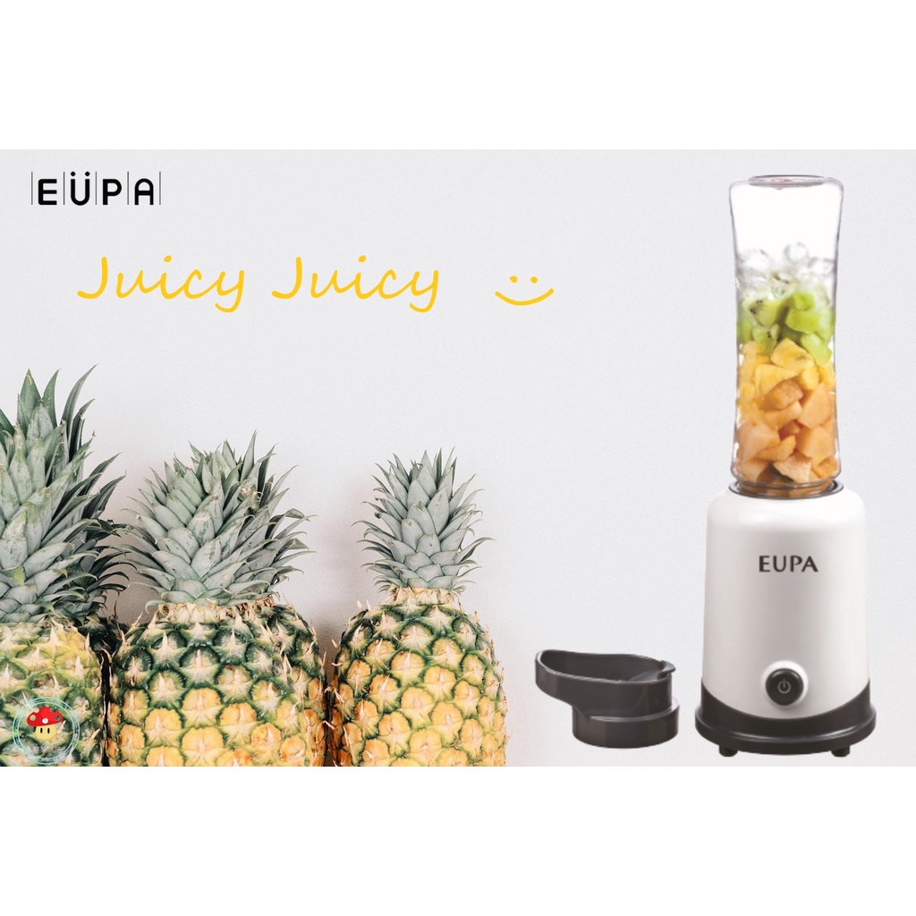 【EUPA】優柏 2合1 隨行果汁機 榨汁機 600ML 大容量 電動調理機 果汁機TSK-9652 蘑菇生活家電 | 蝦皮購物