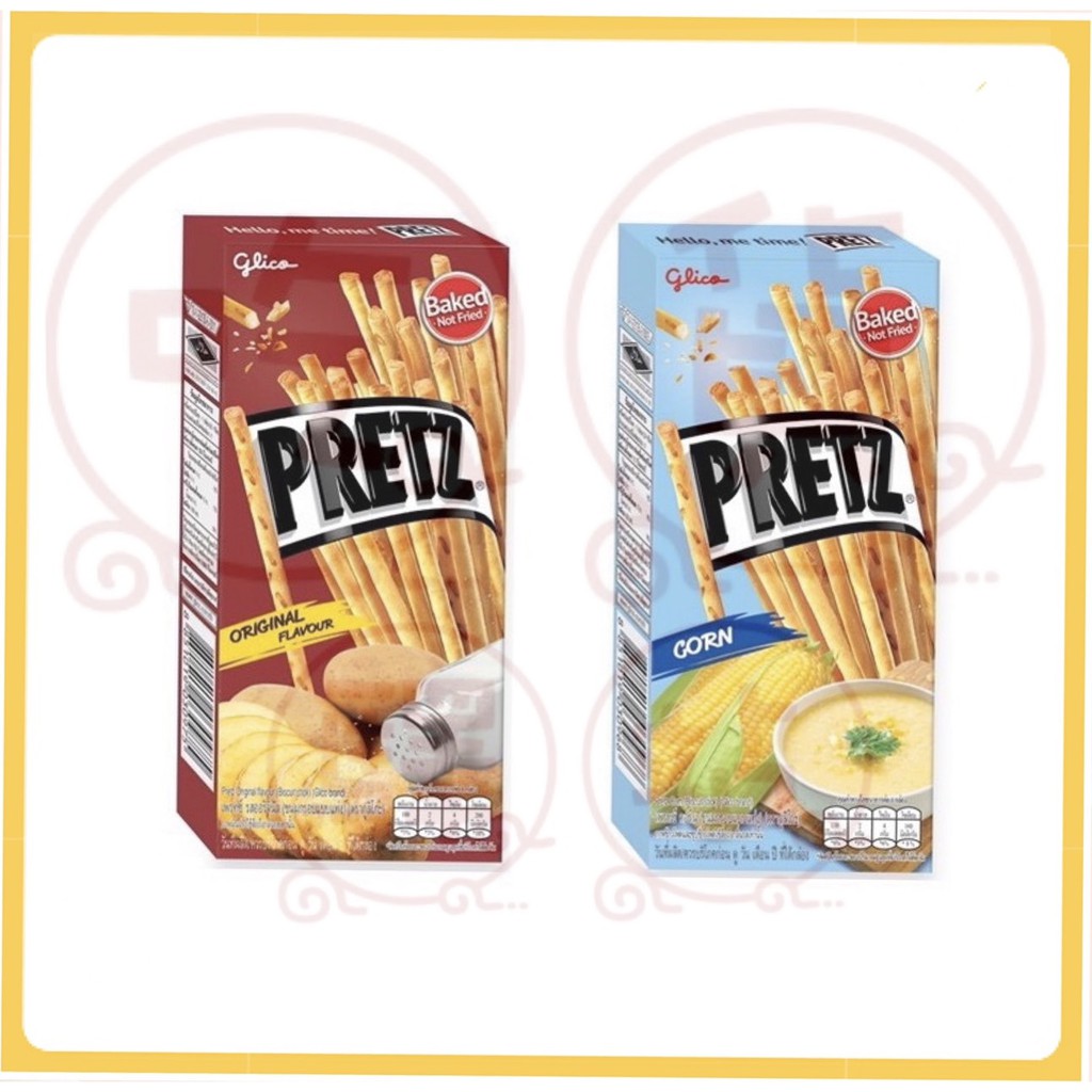 ｛吃貨驛站｝附發票~現貨~泰國代購 PRETZ 百利茲-原味23g/玉米濃湯24g 餅乾蔬菜棒 | 蝦皮購物