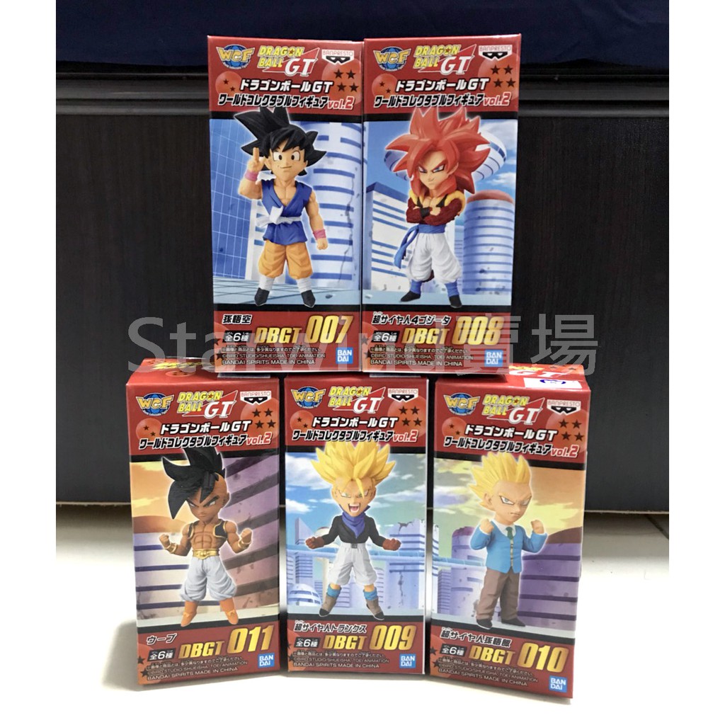 【SW】七龍珠 WCF 七龍珠 GT VOL.2 小全套5入 代理版 悟空 烏普 超四悟吉塔 非老撒旦 | 蝦皮購物