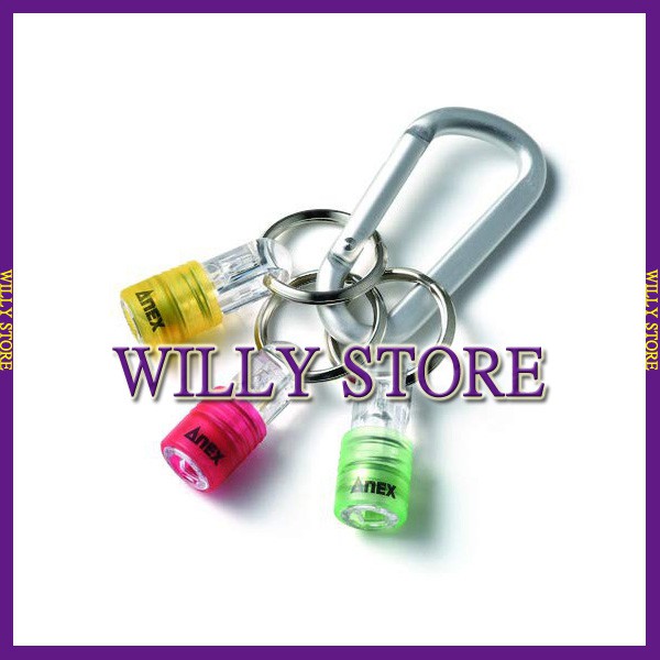 【WILLY STORE】日本安耐適 ANEX AQH-S1 超輕量 鑰匙圈 快換 六角接頭 快拆 起子頭收納 高空作業 | 蝦皮購物