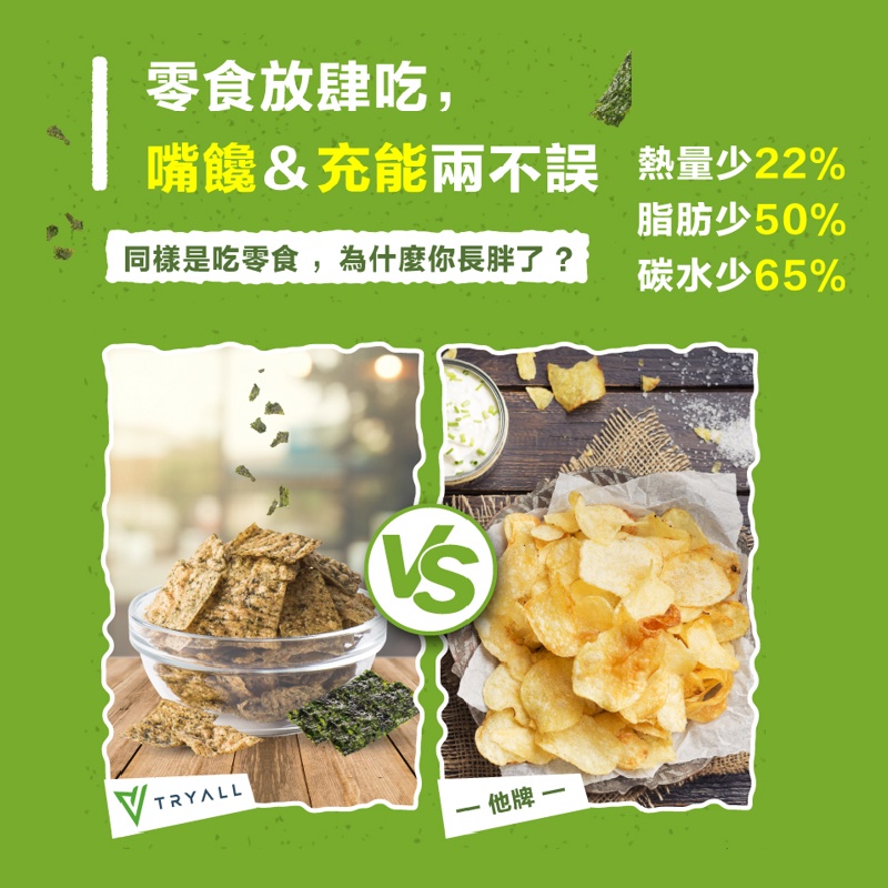Tryall 蛋白CHIPS 蛋白點心零食涮嘴蛋白酥脆脆 蛋白洋芋片 素食可食《30g /包》 | 蝦皮購物