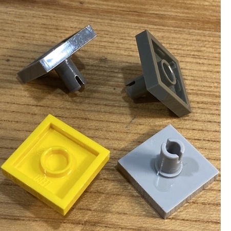 亞斯 A398 LEGO 2476 2X2 平板 上方 附垂直 插銷薄板 各色 | 蝦皮購物