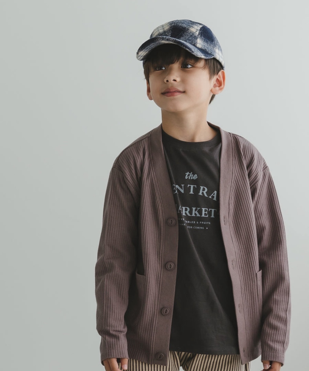 現貨素色8款 日本代購 Pairmanon 鬆餅格 華夫格小外套 90 - 150 | 蝦皮購物