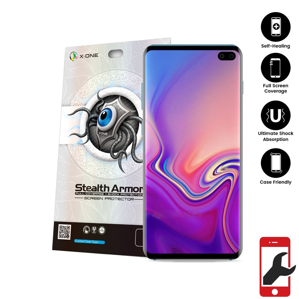 X One SM Galaxy S10 Plus Stealth Armor 屏幕保護膜(僅限正面)+ 免費 USB 數 | 蝦皮購物