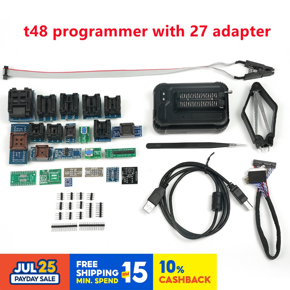 ⭐⭐⭐T48 Programmer XGECU [TL866-3G] V12.01 支持 SPI / Nor / NAN | 蝦皮購物