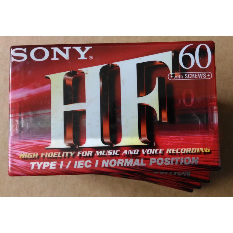 SONY HF 60 空白錄音帶 C-60HFB【全新品】 | 蝦皮購物