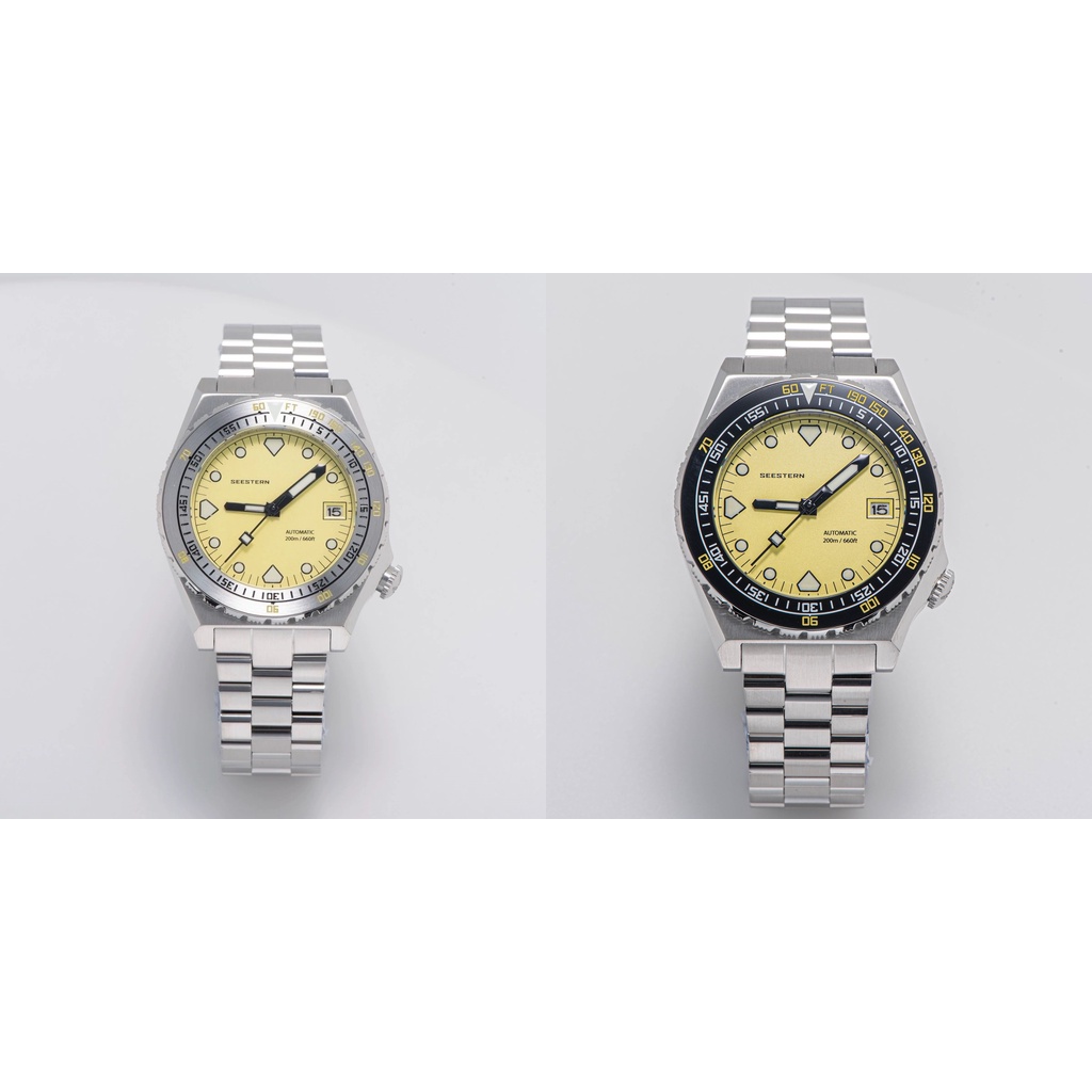 AF Store* Seestern SUB 600T 蒂芬妮 面盤 潛水錶 機械錶 200米 陶瓷圈 不鏽鋼 錶帶 | 蝦皮購物