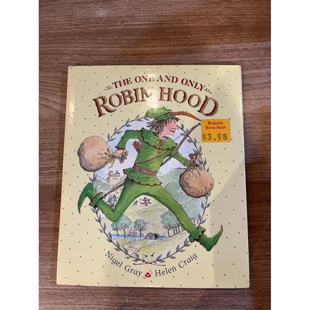 【全英文繪本】Nigel Gray｜The One and Only Robin Hood【無破損、劃記、黃斑】 | 蝦皮購物