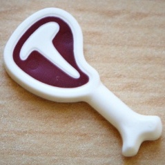 樂高 LEGO 白色 肉排 肉塊 帶骨肉 骨頭 麥塊 98372pb02 21137 Steak Bone White | 蝦皮購物