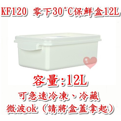 《用心生活館》台灣製造 零下30°C保鮮盒12L 尺寸39.8*27.9*15.1cm 密封式保鮮盒 KF120 | 蝦皮購物