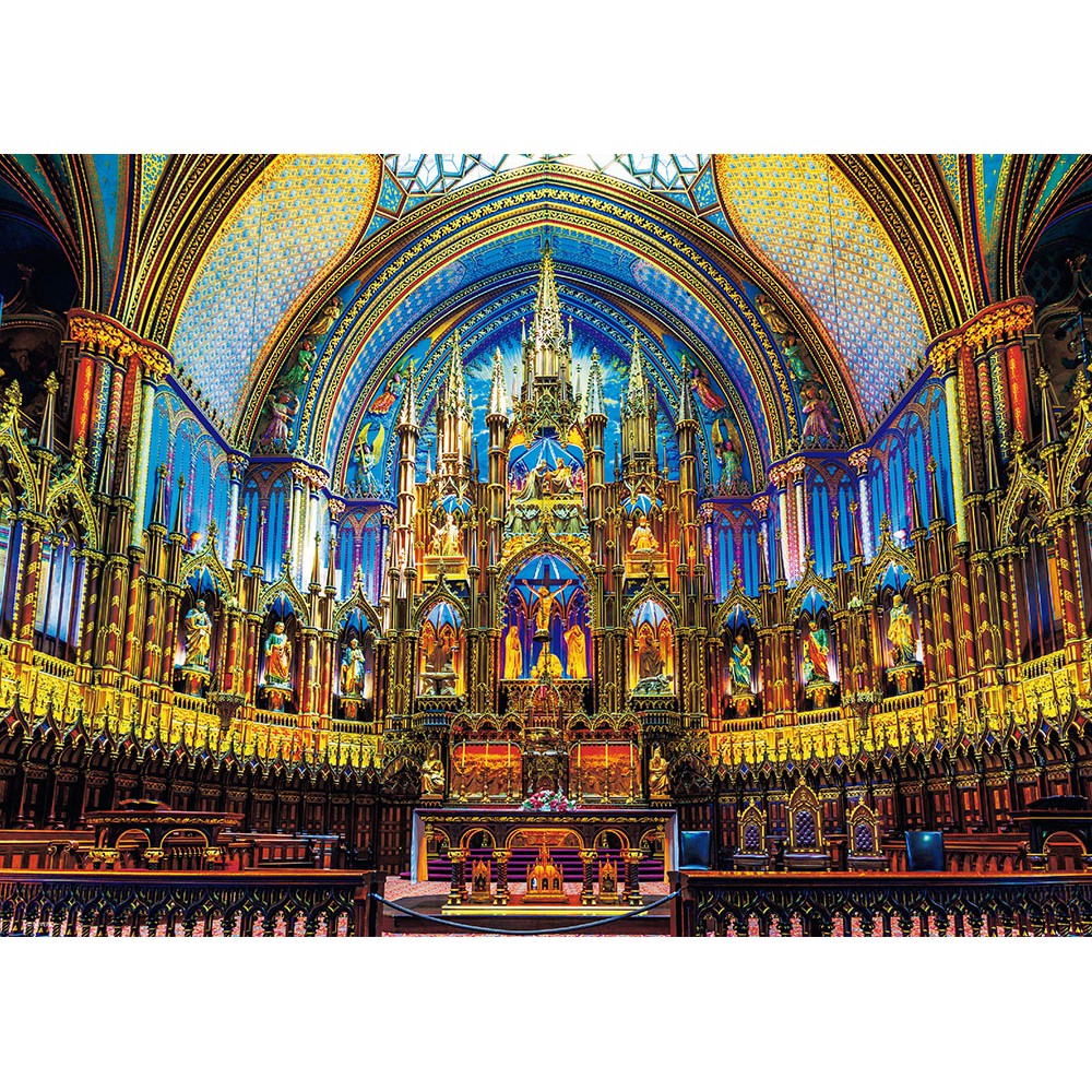 【小巷】風景攝影 蒙特婁聖母院大教堂 (Beverly, 600片, 66-165, 日本拼圖) | 蝦皮購物