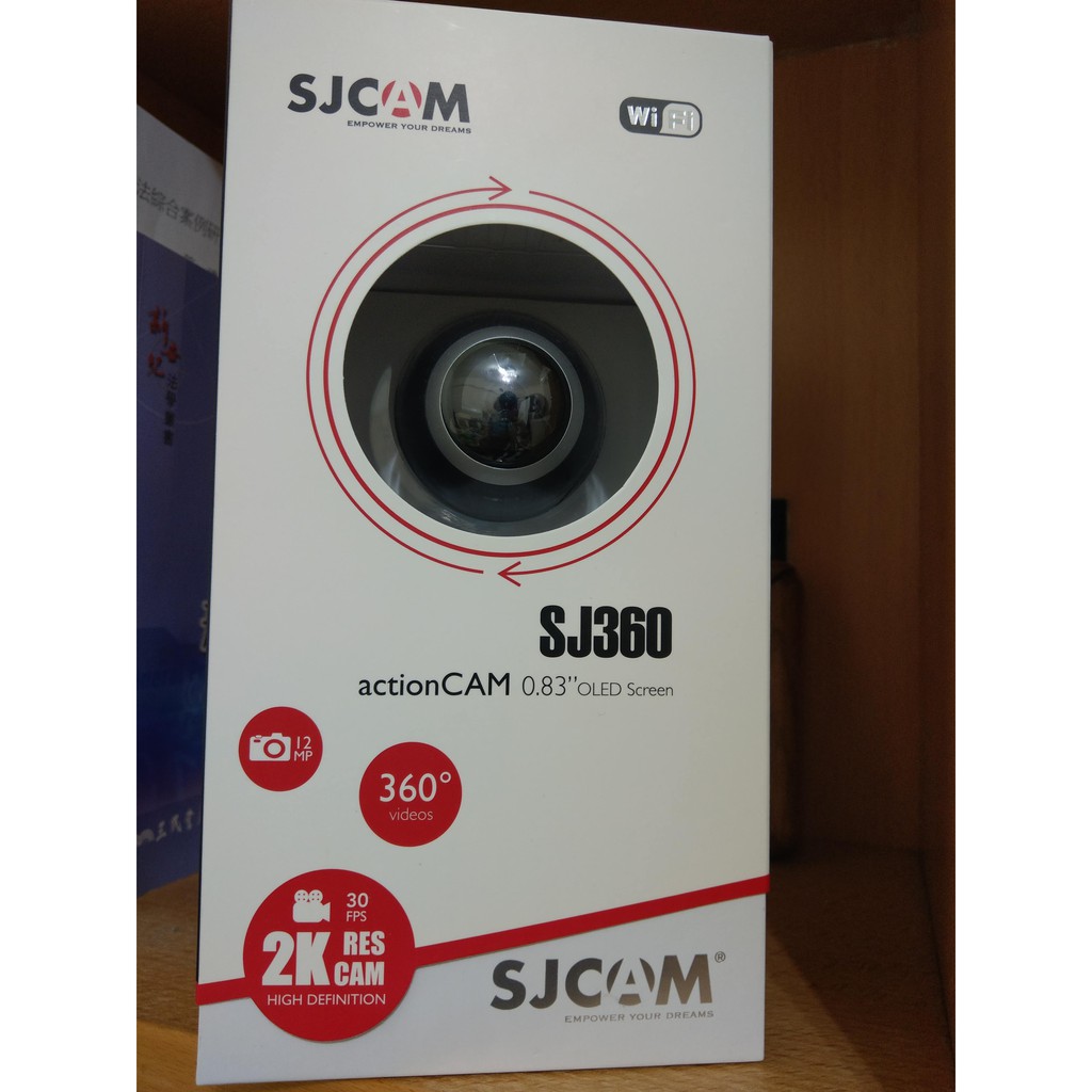 《挑戰最低價》SJCAM SJ360 360度 全景相機 2K SONY感光 防偽標籤 公司貨 現貨 | 蝦皮購物
