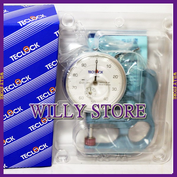 【WILLY STORE】日本原裝進口 TECLOCK SM-112 手提式厚度計 測微厚薄計 測厚規 厚薄規 10mm | 蝦皮購物