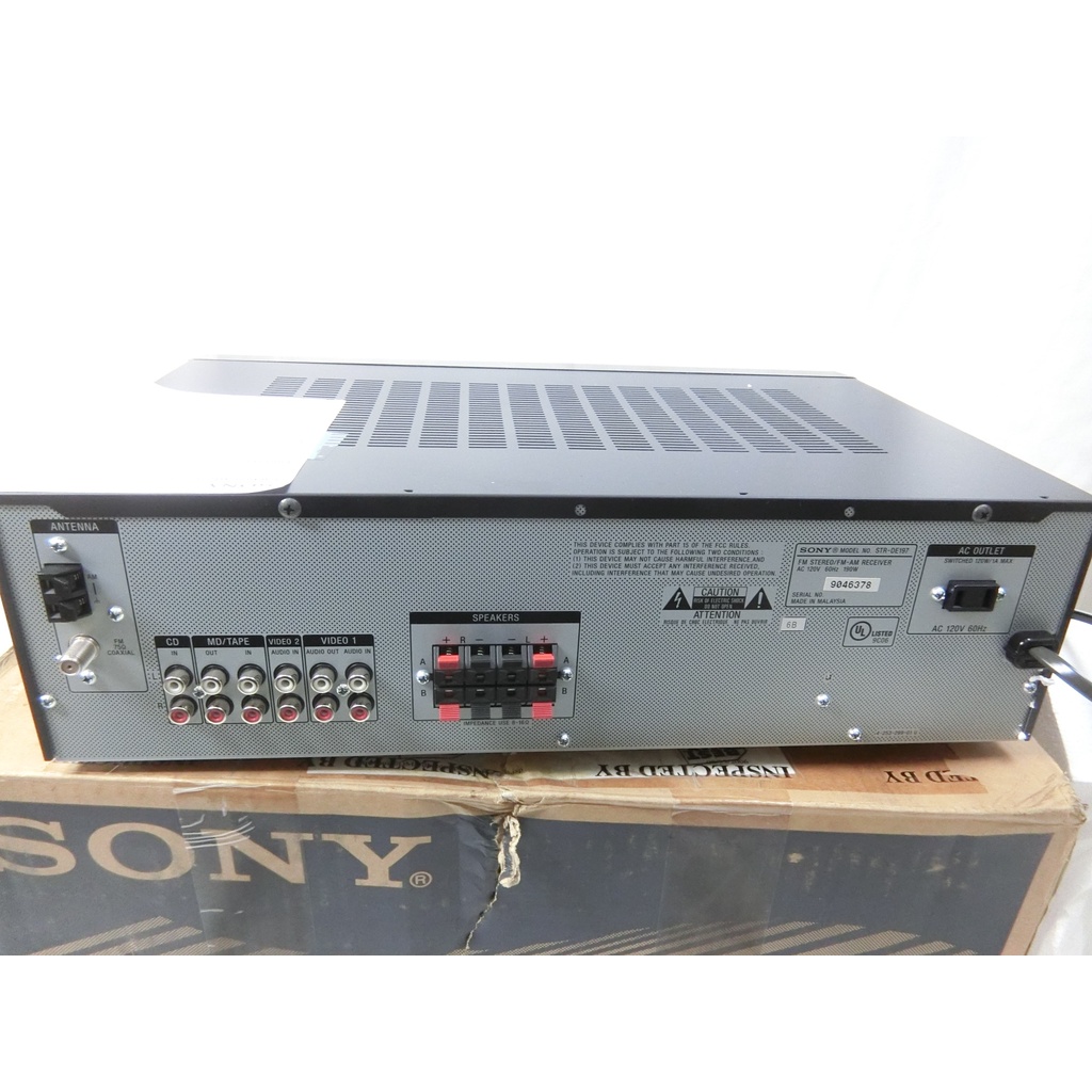(h) 庫存新品 SONY STR-DE197 前級擴大機 AM/FM 收音機座 | 蝦皮購物