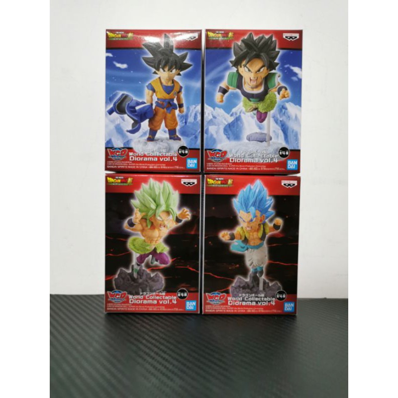 代理版 七龍珠超 WCD vol.4 全4種 WCF | 蝦皮購物