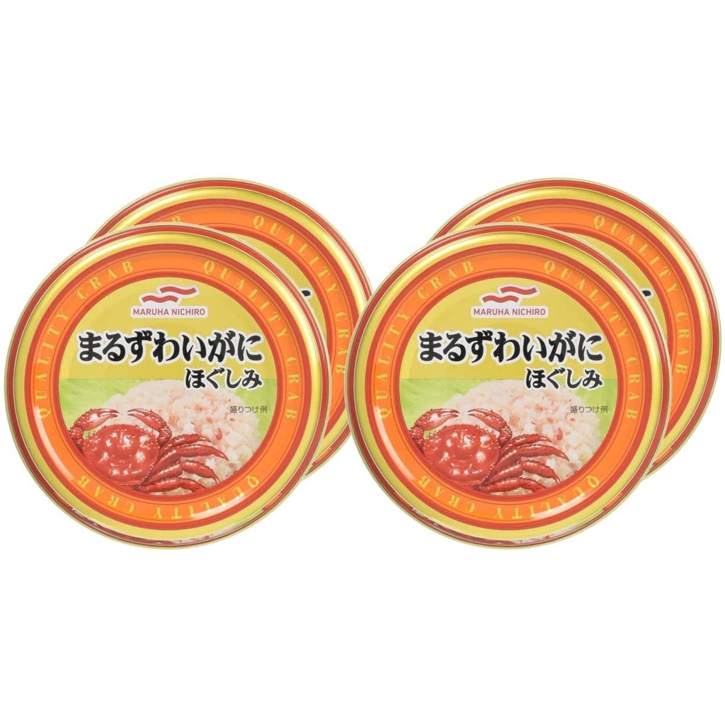 北海道加工🦀🦀【MARUHA NICHIROマルハニチロ老字號日本深海蟹肉罐頭 | 蝦皮購物