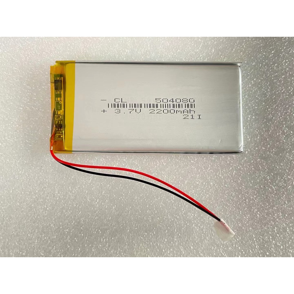 鋰聚合物電池 504080 3.7v 2200mAh 大電池 054080 厚5寬40長80mm 維修用電池 | 蝦皮購物
