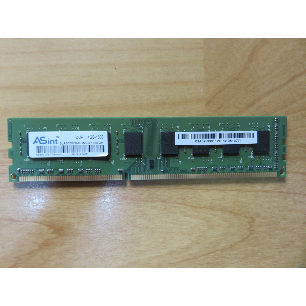 D.桌上型電腦記憶體-昱聯科技 ASint DDR3 1600 4G 雙通道 不分售 直購價60 | 蝦皮購物