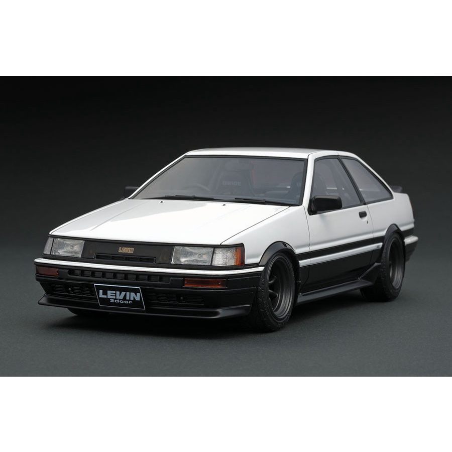 IG 1/18 toyota corolla levin 2door gt apex (ae86) whiteblack | 蝦皮購物