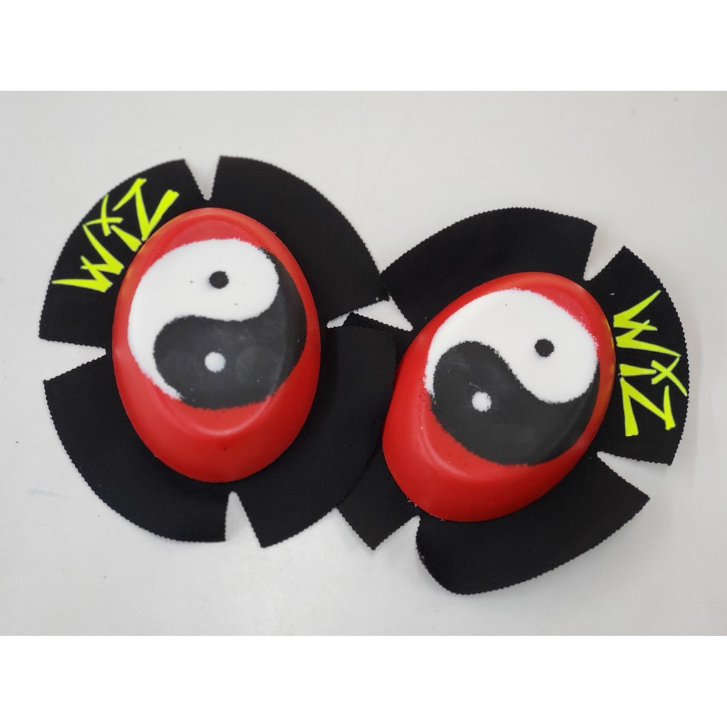 任我行騎士部品 英國 WIZ 手工彩繪 FUN YIN YANG 滑塊 無鈦 彩繪 卡普 磨膝 側掛 陰陽 | 蝦皮購物