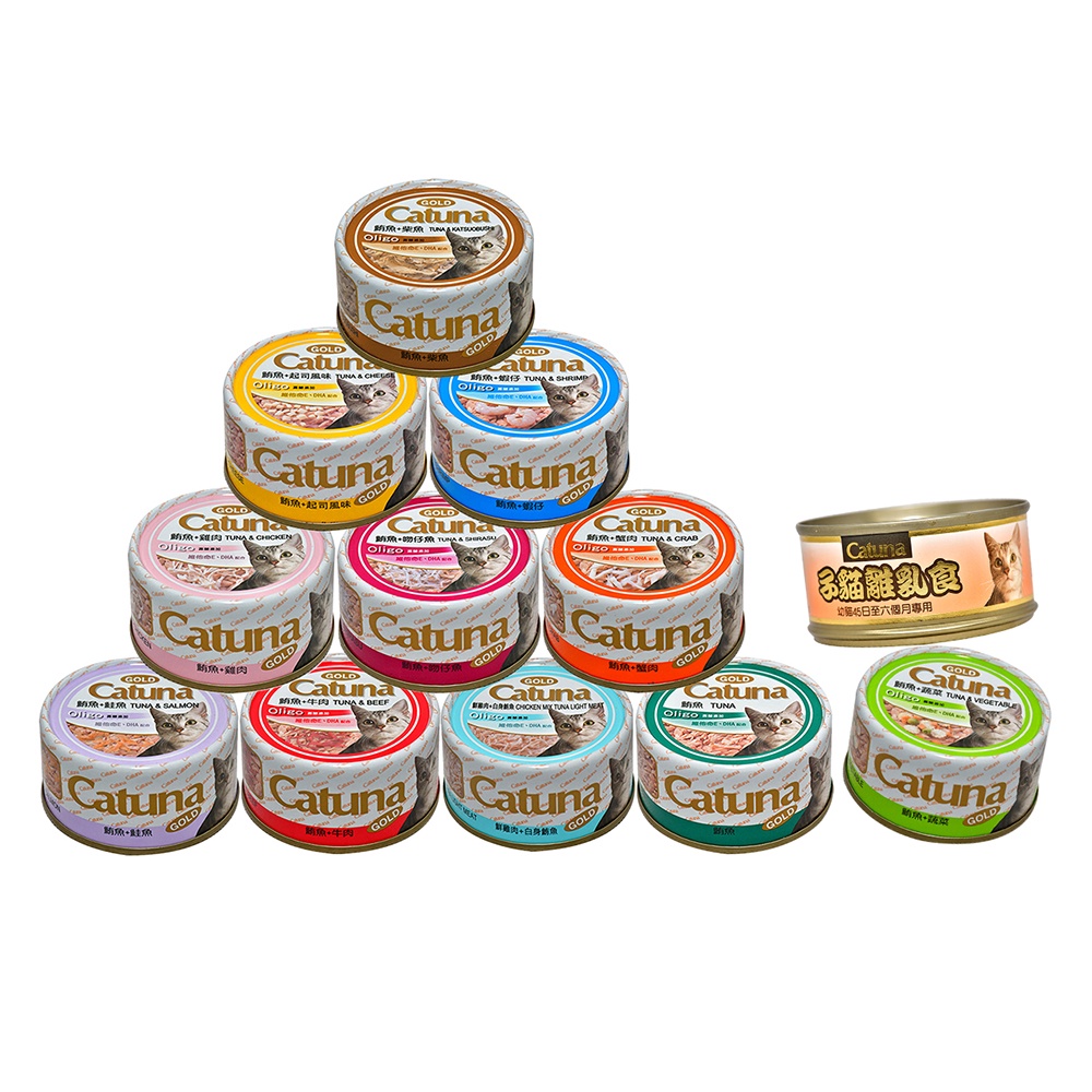 ★Petshop寵物網★Catuna 開心金罐 貓罐 80g | 蝦皮購物