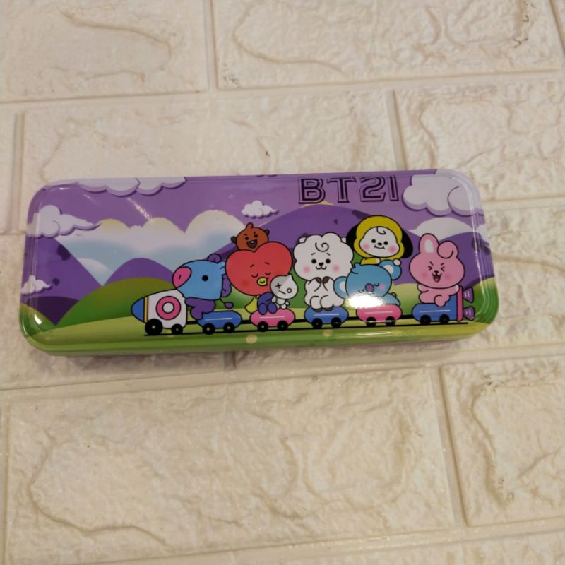 Bts MOTIF 錫鉛筆盒 | 蝦皮購物