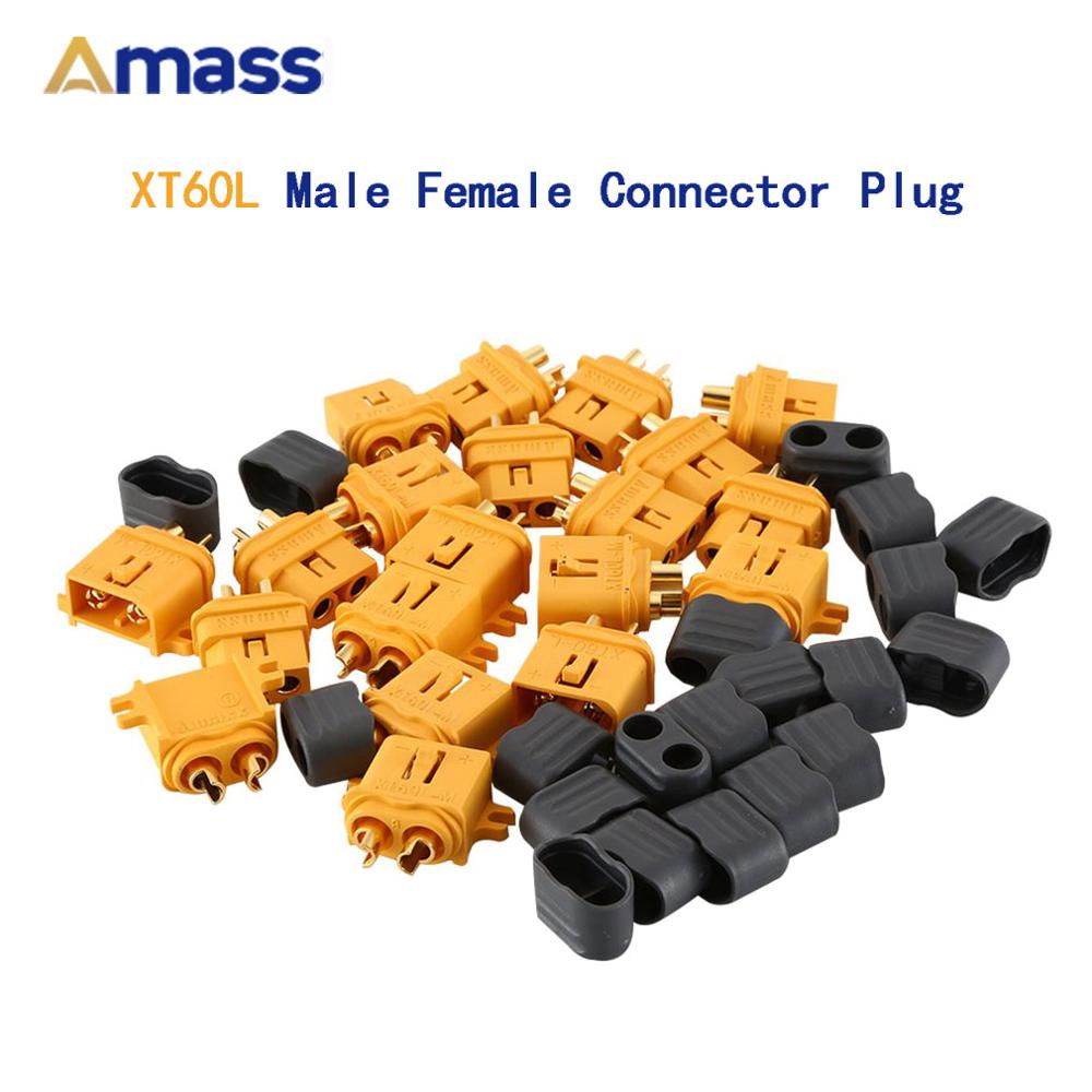 10 對/5 對 AMASS XT60L XT60 公母連接器插頭,用於 RC 鋰電池 RC 多旋翼飛機控制器 | 蝦皮購物