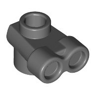 樂高 LEGO 深灰色 1x1 雙筒 望遠鏡 機器人 頭部 52494 6263570 Gray Plate Round | 蝦皮購物
