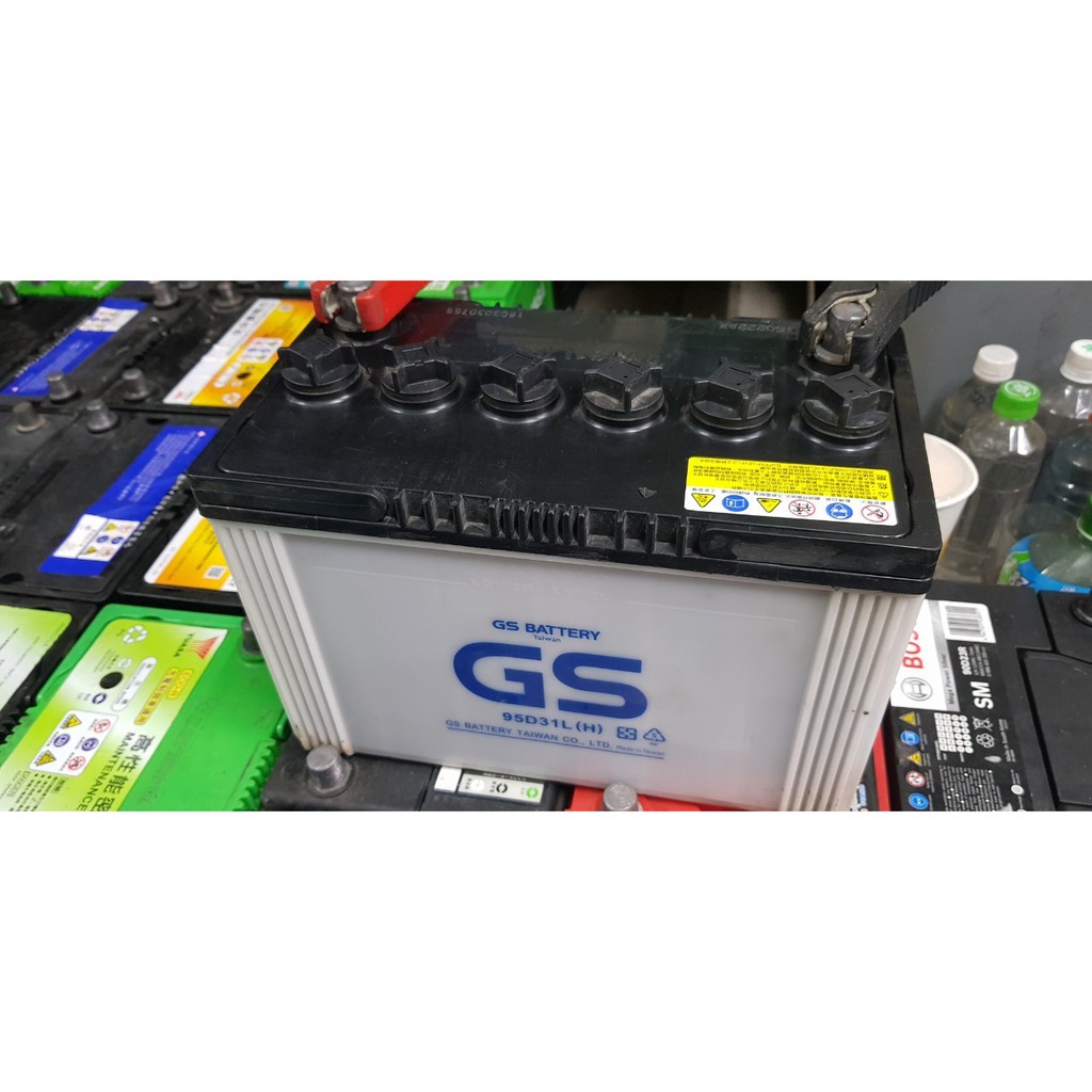 (二手中古電池) GS 95D31L-MF 汽車電池 數值漂亮，品項優 TUCSON 柴油 SANTAFE 堆高機 | 蝦皮購物