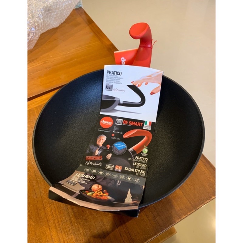 送鍋蓋🎉不囉嗦🌹義大利Domo Gzero 零重力深炒鍋28公分 | 蝦皮購物