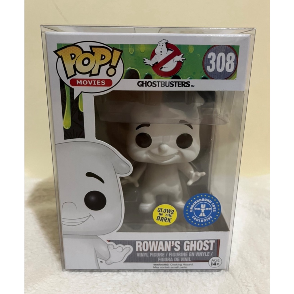 現貨）Funko Pop 308 魔鬼剋星 Ghostbusters Rowan's Ghost 夜光版 非代理版 | 蝦皮購物
