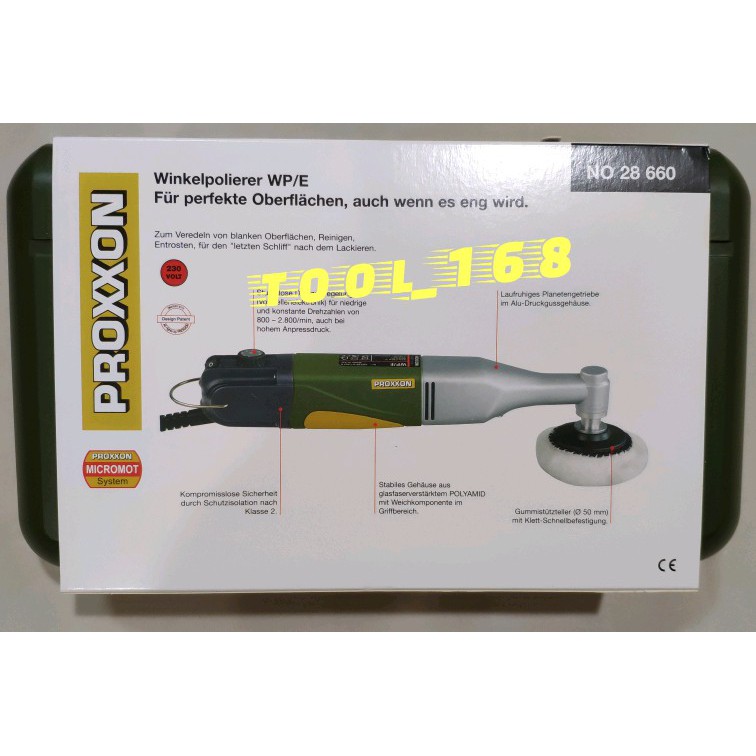 TOOL_168 德國 PROXXON 迷你魔 NO.28660 直角拋光機 WP/E 220V(現貨) | 蝦皮購物