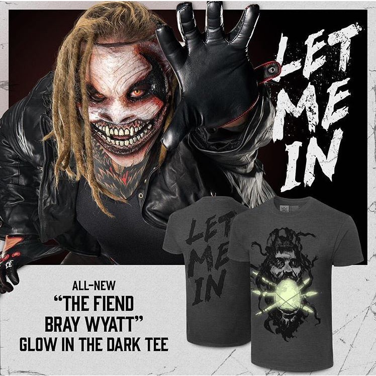 [美國瘋潮]正版WWE Bray Wyatt Lantern T-Shirt FIEND惡靈點燈夜光特別版短袖衣服特價 | 蝦皮購物