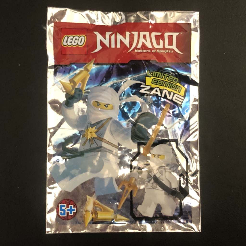 「樂高 軍團」LEGO 旋風忍者 NINJAGO 891507 重新啟動 白忍者 冰忍 Zane 鋁箔 限量版 | 蝦皮購物
