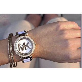 （現貨）Michael Kors 白金 晶鑽三眼計時 不鏽鋼腕錶 MK6313 | 蝦皮購物