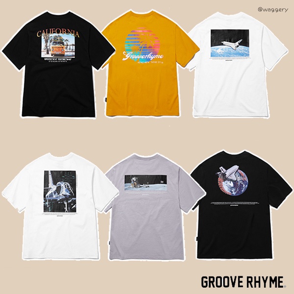 韓國代購🇰🇷 grooverhyme 多款 短袖 男女共用 groove rhyme [G06016] | 蝦皮購物