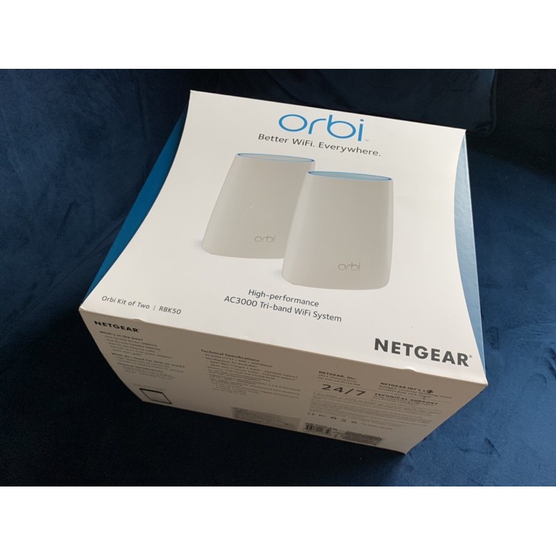 $7200出清Netgear Orbi RBK50高效能三頻網狀WiFi Mesh 延伸系統(路由器、分享器) | 蝦皮購物