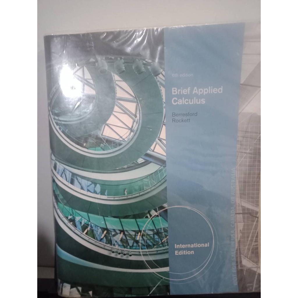 基礎微積分原文書 第六版 Brief Applied Calculus 6th edition | 蝦皮購物